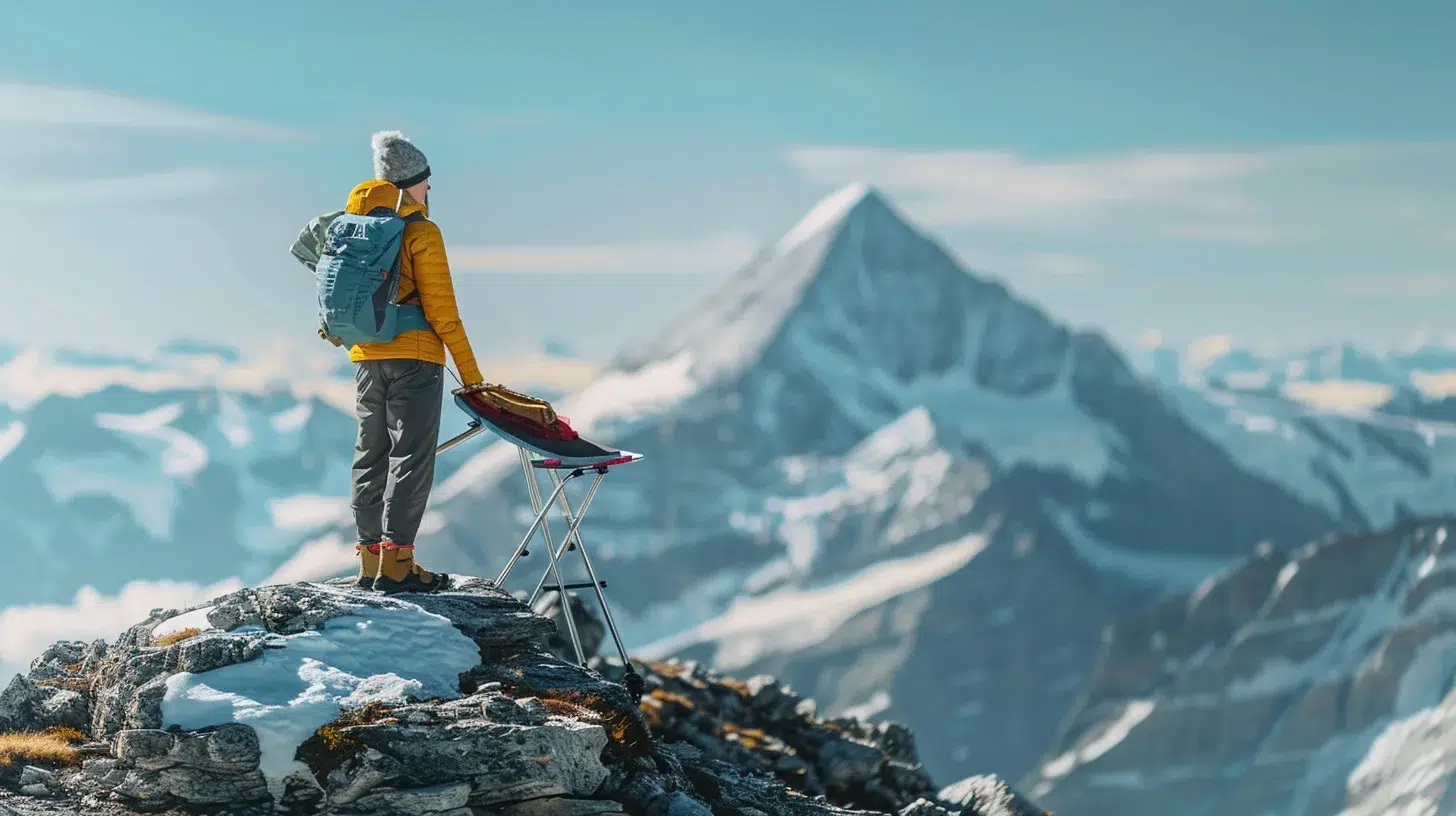 Extreme ironing : le repassage extrême sur les sommets des montagnes